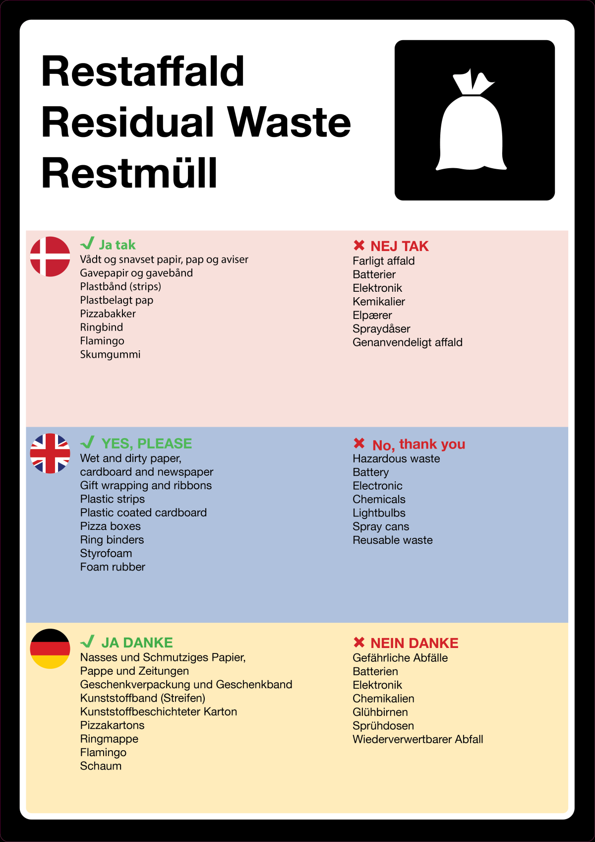 Restaffald - Meldgaard Affalds Sortering - EgeTryk